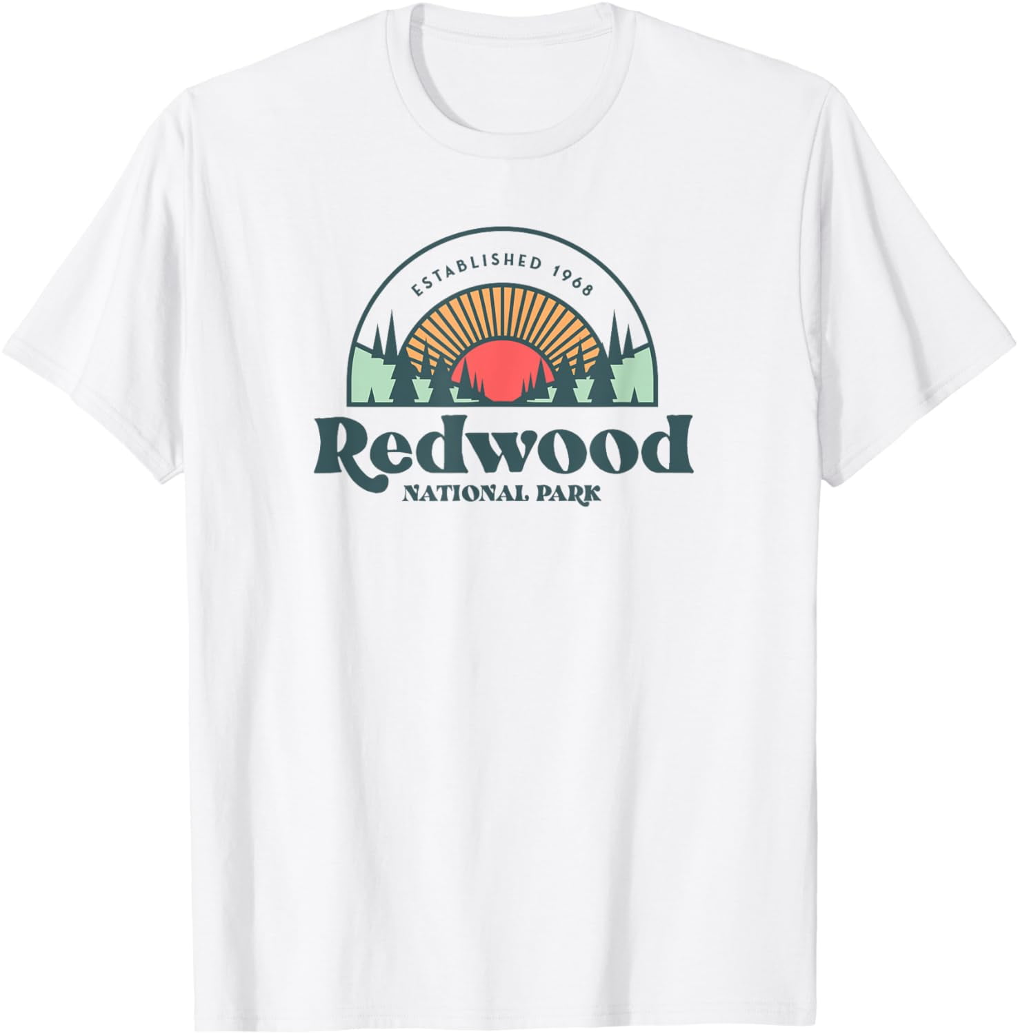 Family Vacation Shirt - Retro Redwood National Park T-Shirt - Walmart.com
