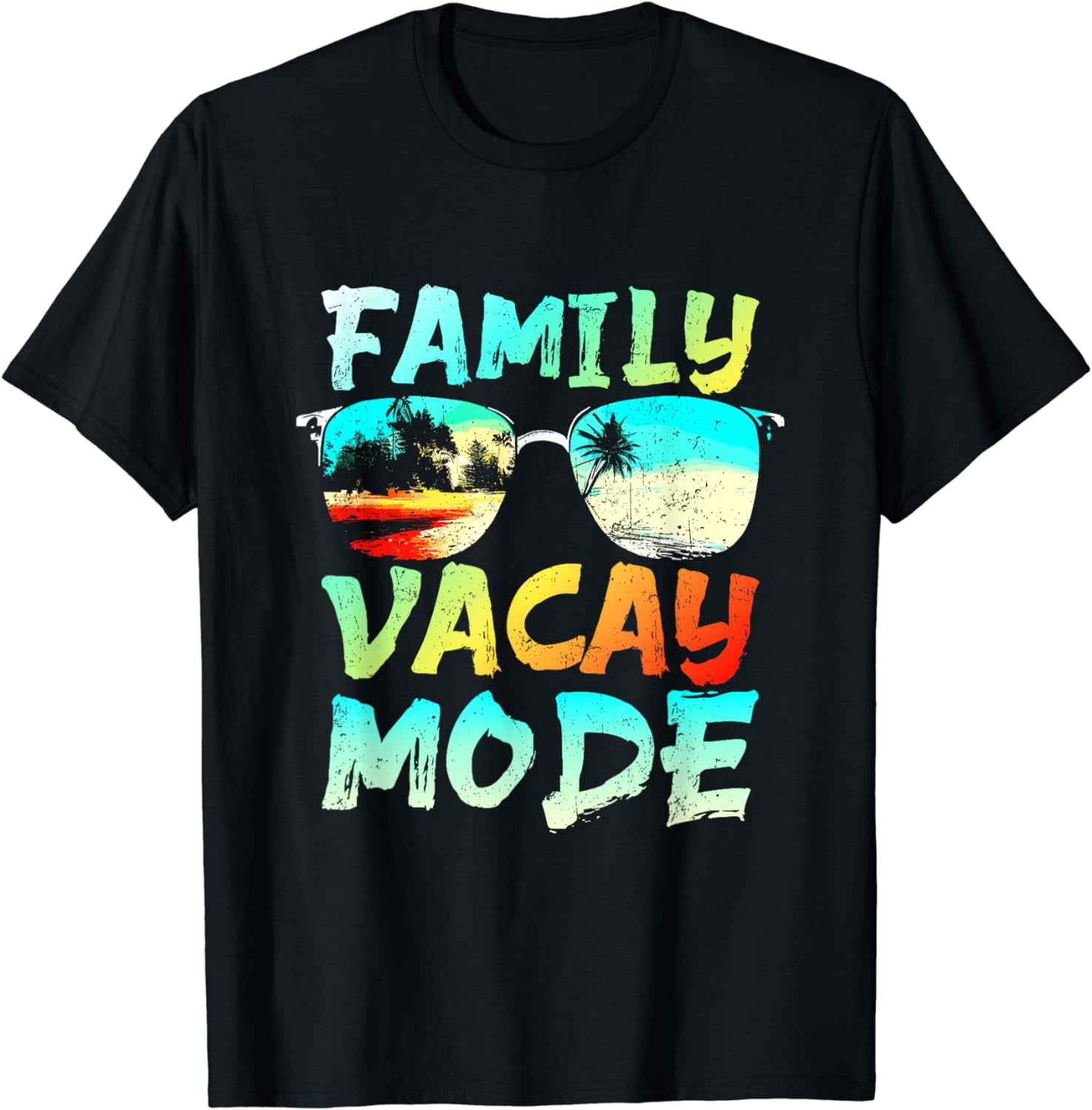 Family Vacay Mode - Family Vacation Beach Summer Matching Cotton T ...