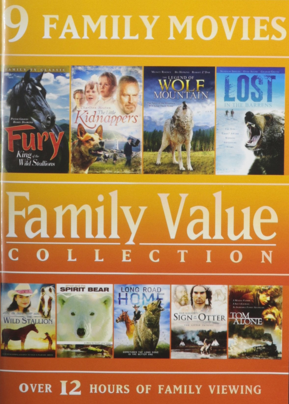 Family Value Collection: 9 Family Movies DVD - Walmart.com