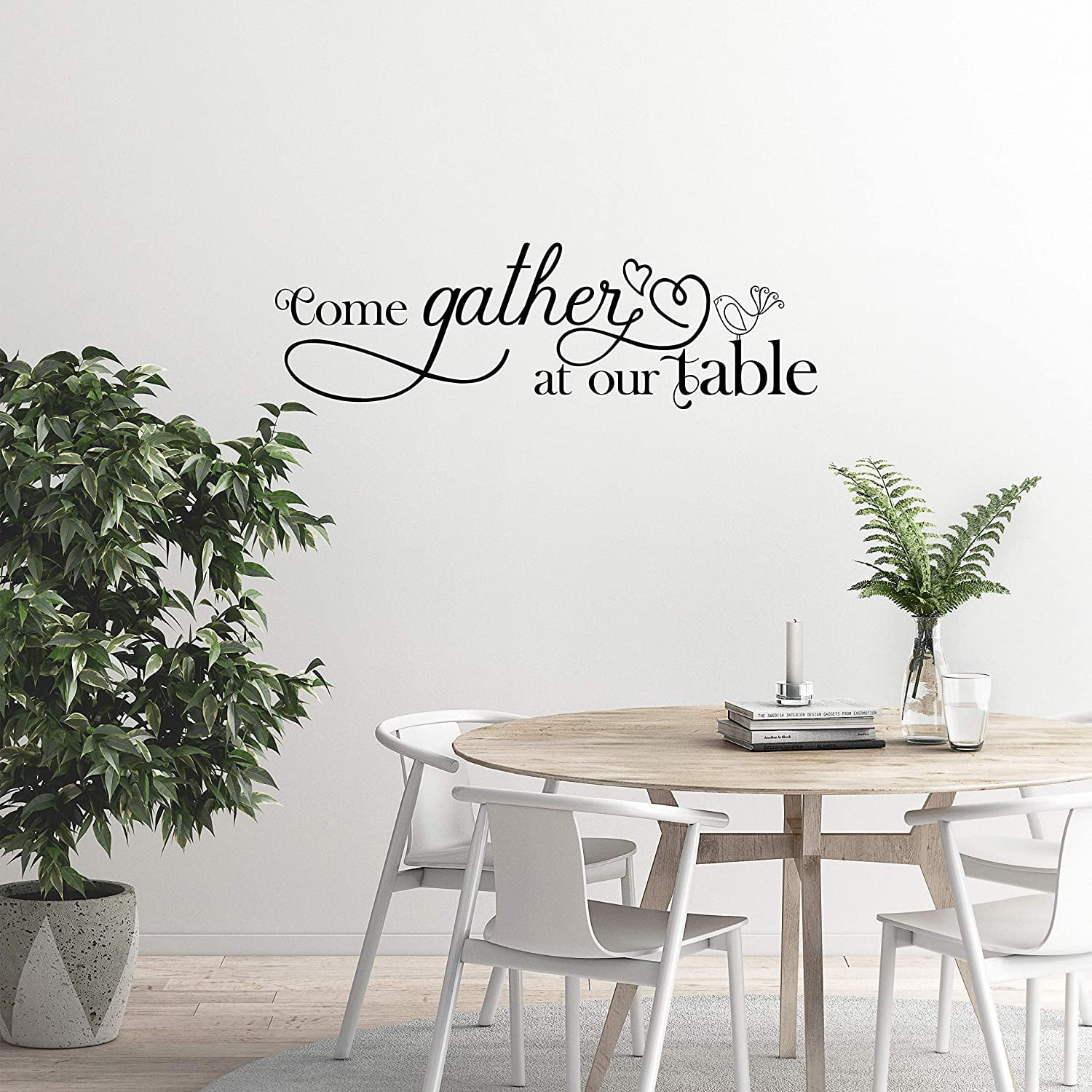 Family Wall Decal Quote Come Gather at Our Table - Walmart.com