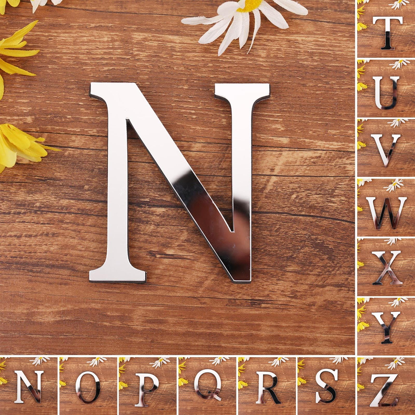 Family Wall Decals Wall Sticker Letter Signs,3D Acrylic Decorative ...