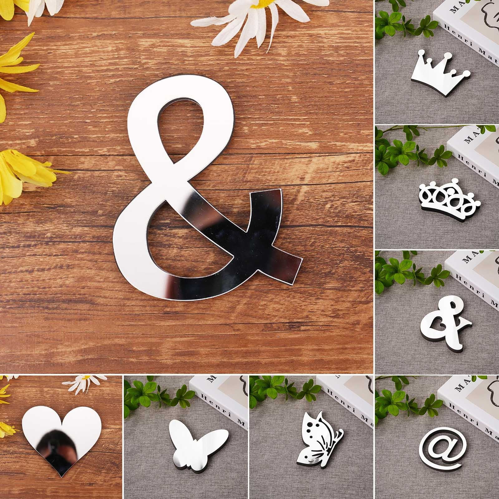Family Wall Decals Wall Sticker Letter Signs,3D Acrylic Decorative ...