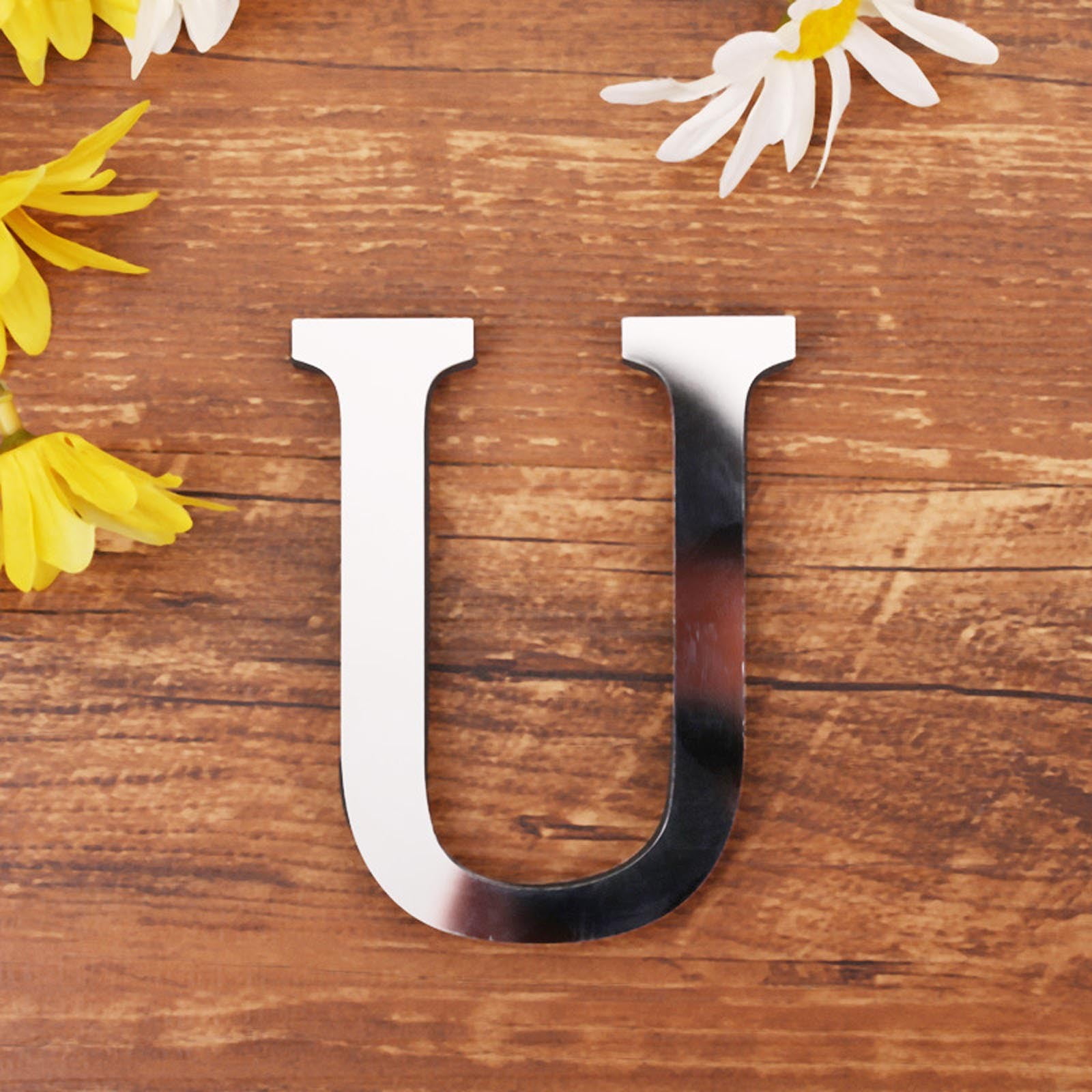 Family Wall Decor Letter Signs, 3D Acrylic Decorative Mirror Wall ...