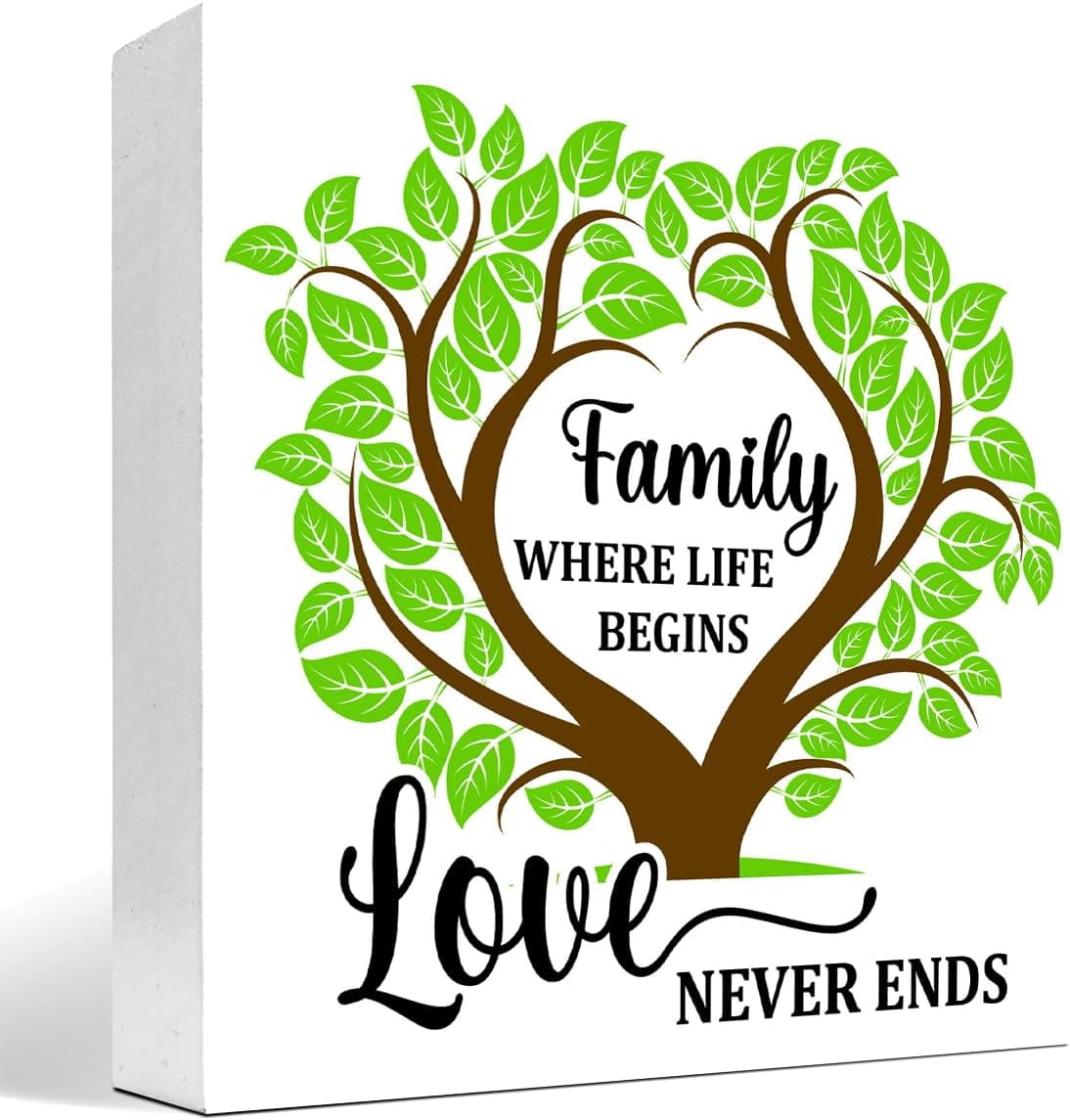 Family Where Life Begins And Love Never Ends Wood Sign,Family Tree ...