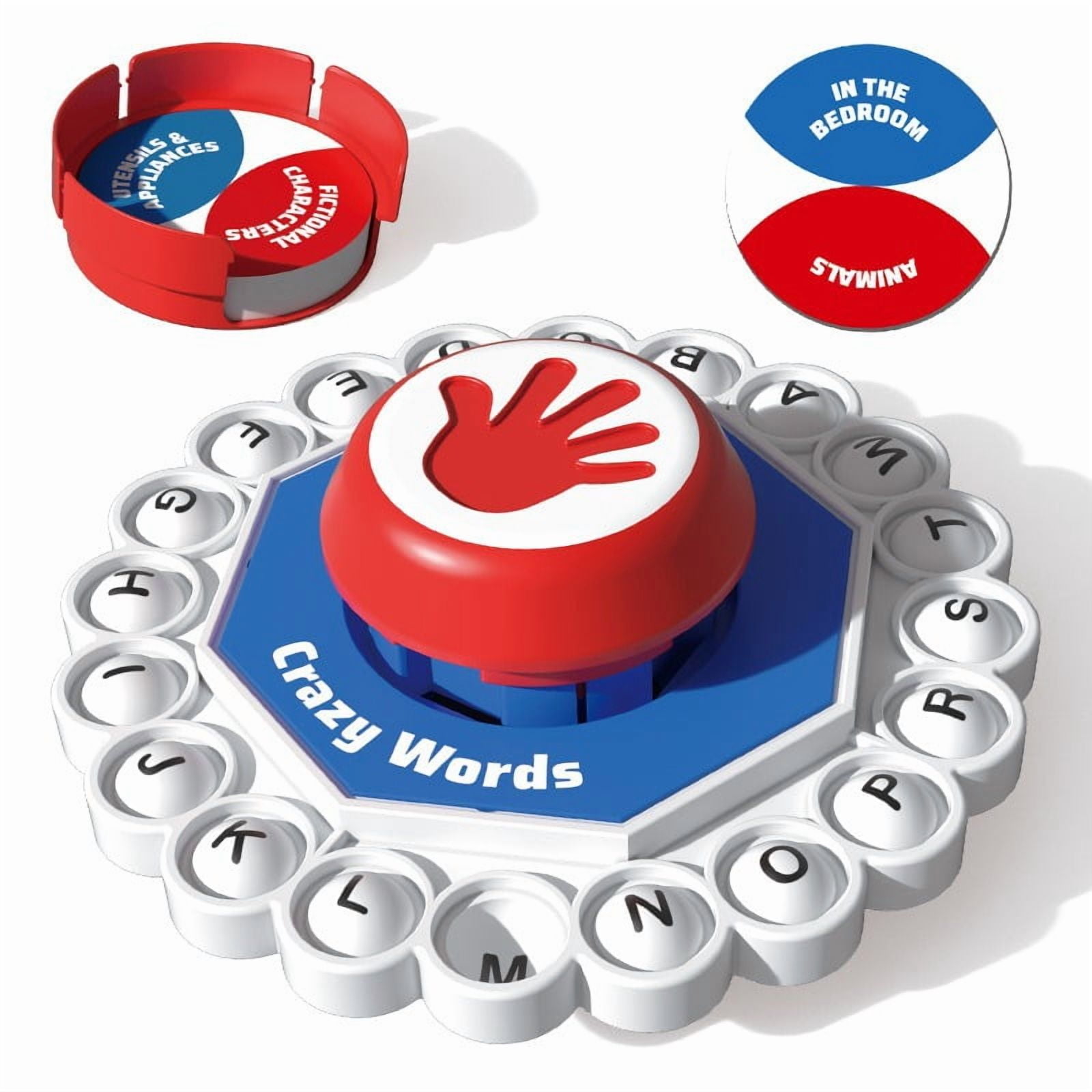 Family Word Board Game for Kids and Adults, Fast-Paced 20 Letter Press ...