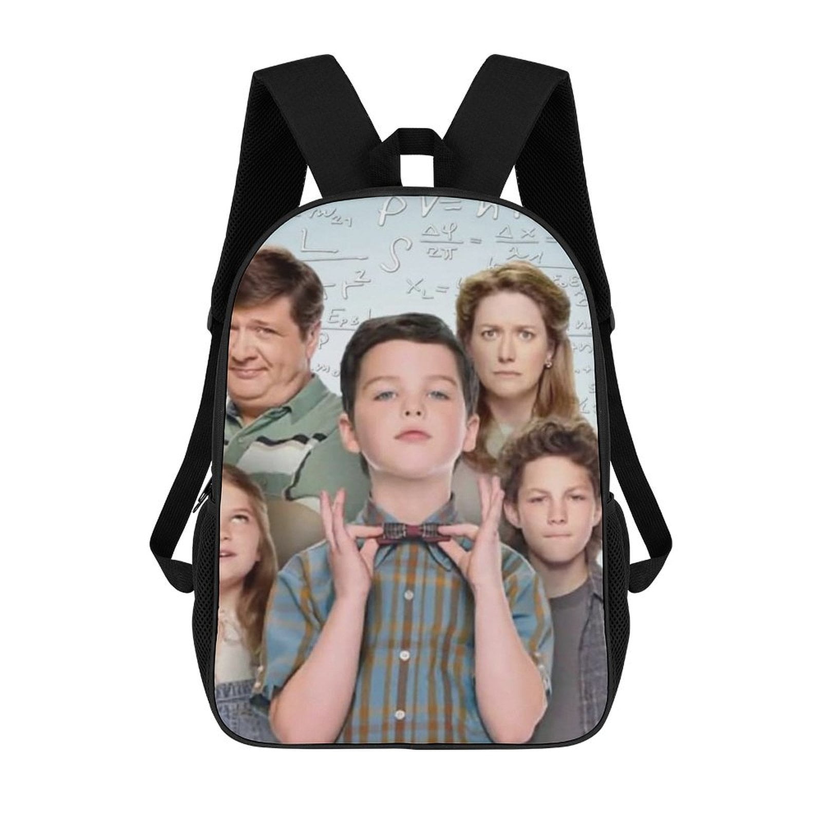 Family Young Sheldon Backpack Casual Daypack School Bag Satchel Bookbag ...
