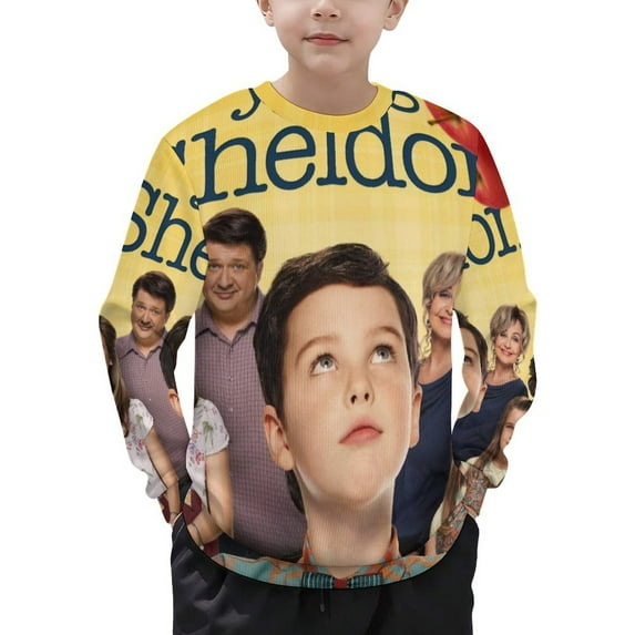 Family Young Sheldon Children's Thick Pullover Sweater Fashion 3D ...