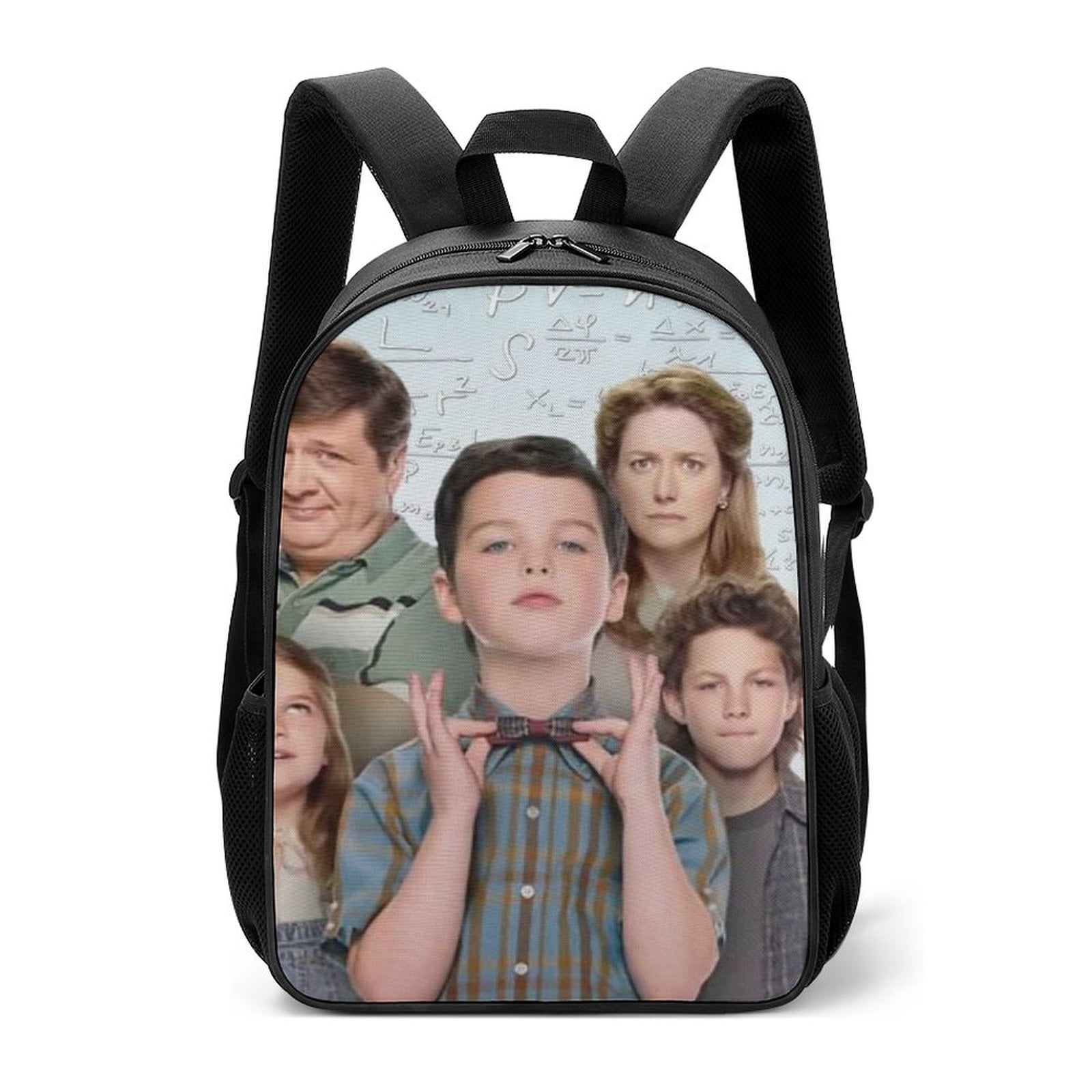 Family Young Sheldon School Bag Casual Adjustable Backpack Daypack ...