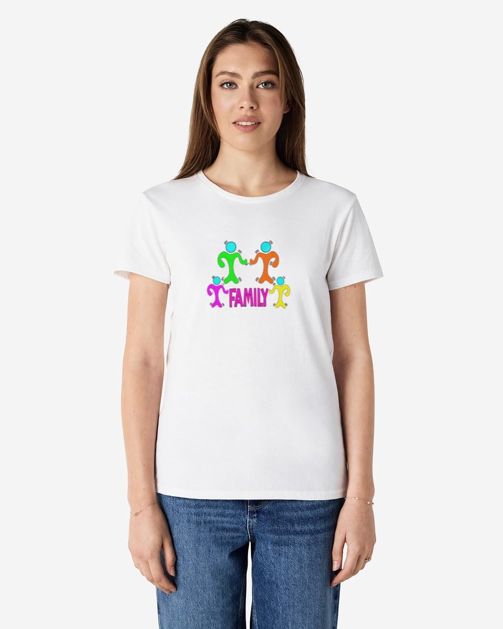 Family of 4 - DANCING Cute Minimalist Line Art retro T-Shirt Unisex ...