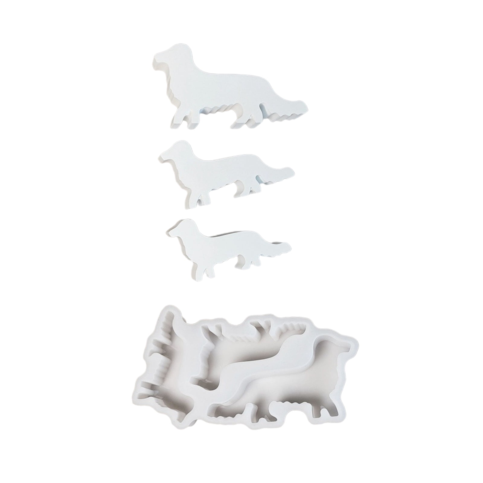 Family of Dog Figurine Silicone Molds for Epoxy Resin Soap Making ...