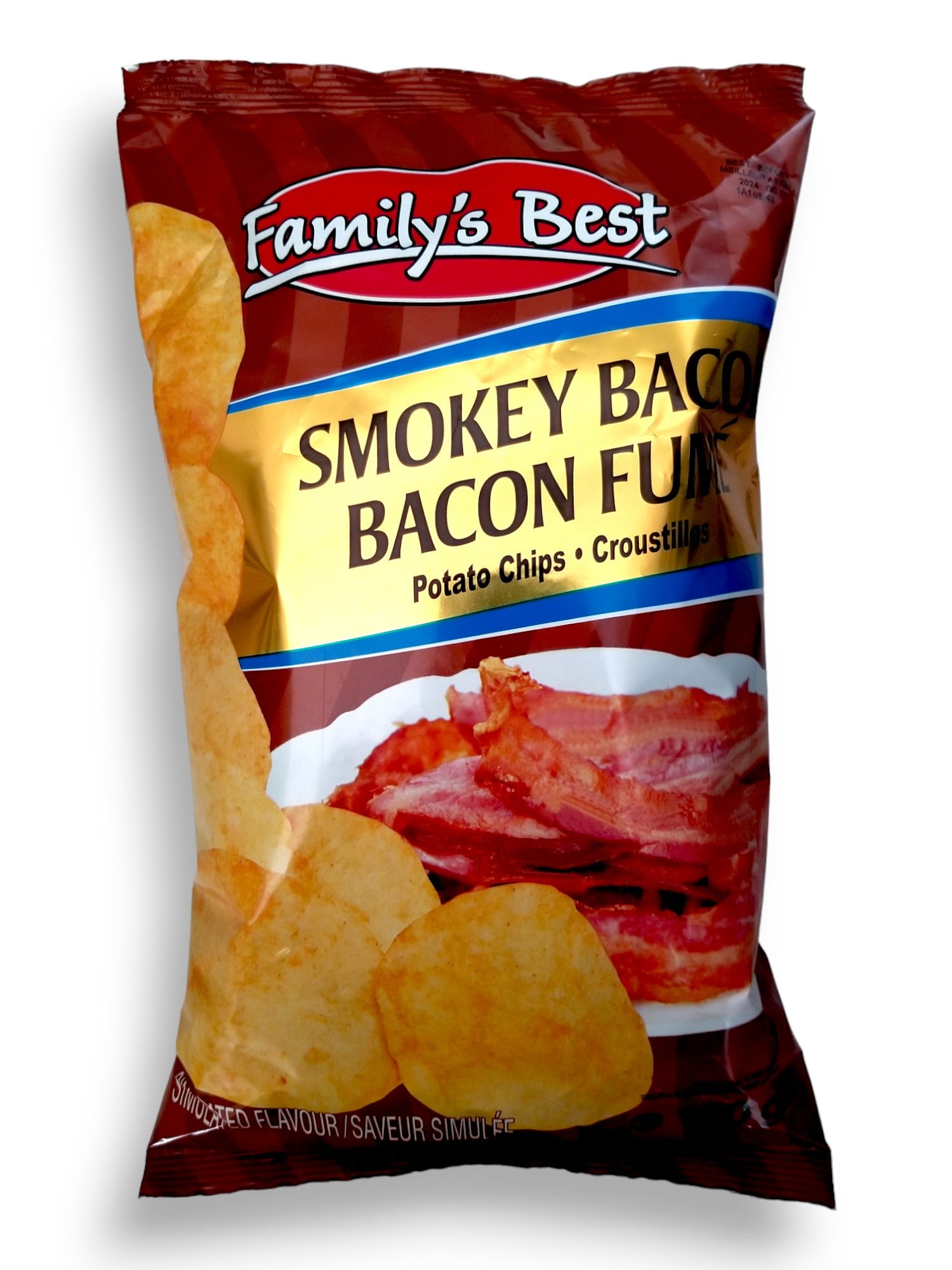 Family's Best Smokey Bacon Potato Chips, 130g/4.6 oz - Walmart.com