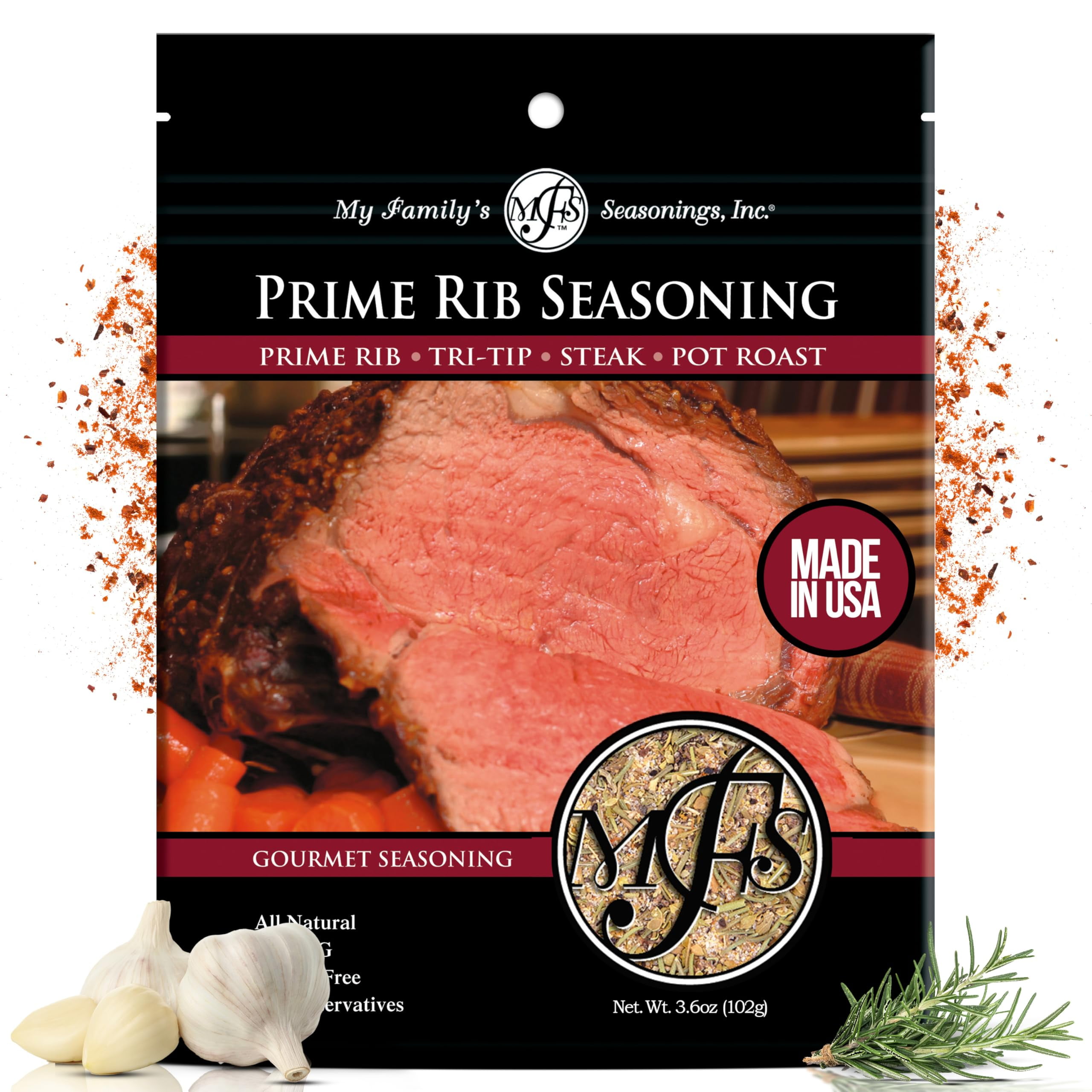 My Family’s Prime Rib YYF14 Rub Seasoning - Gluten Free and No MSG ...
