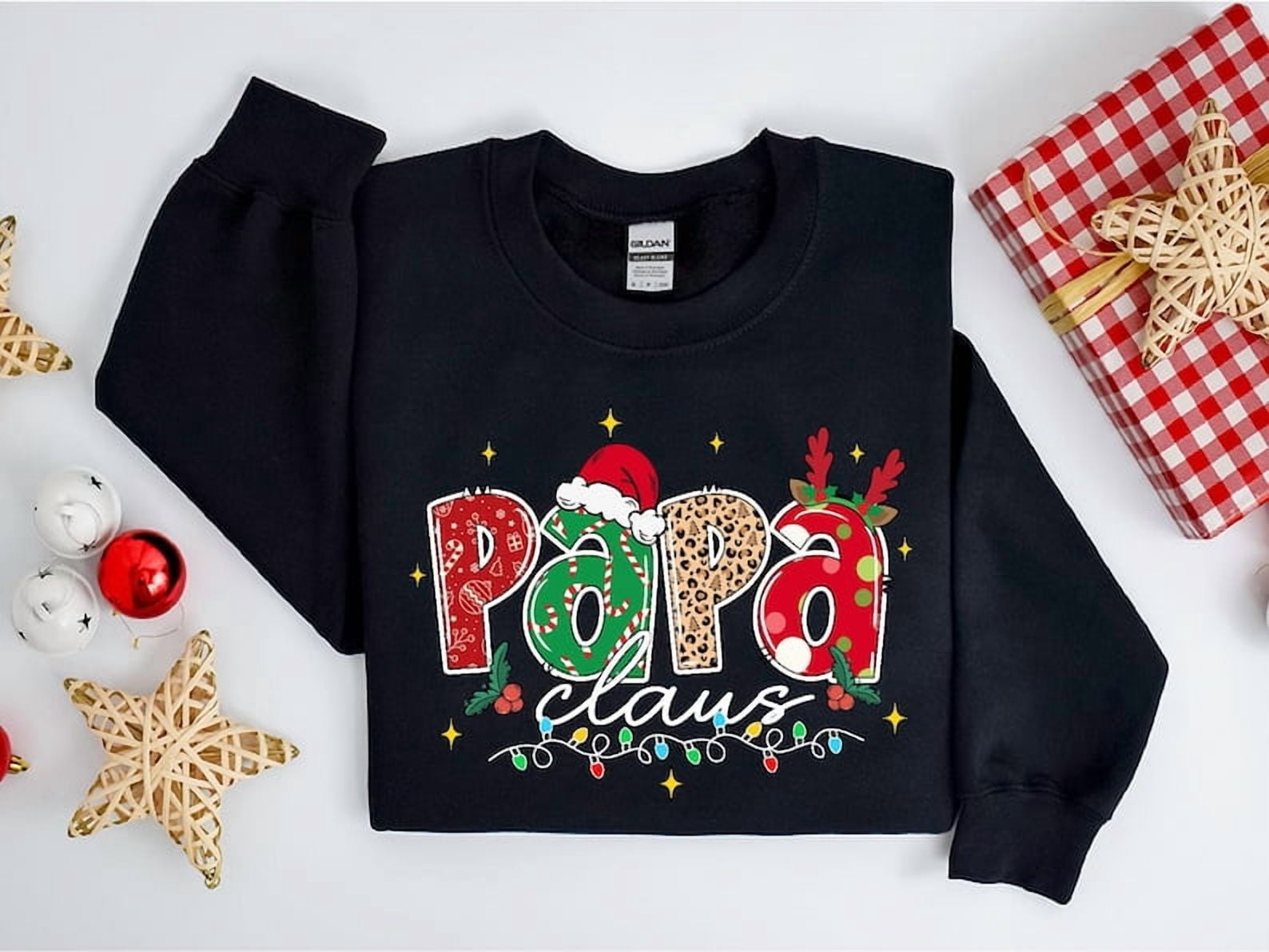 Family season Sweatshirts - Daddy, Mama, Baby, Gigi, Grandpa Claus All ...