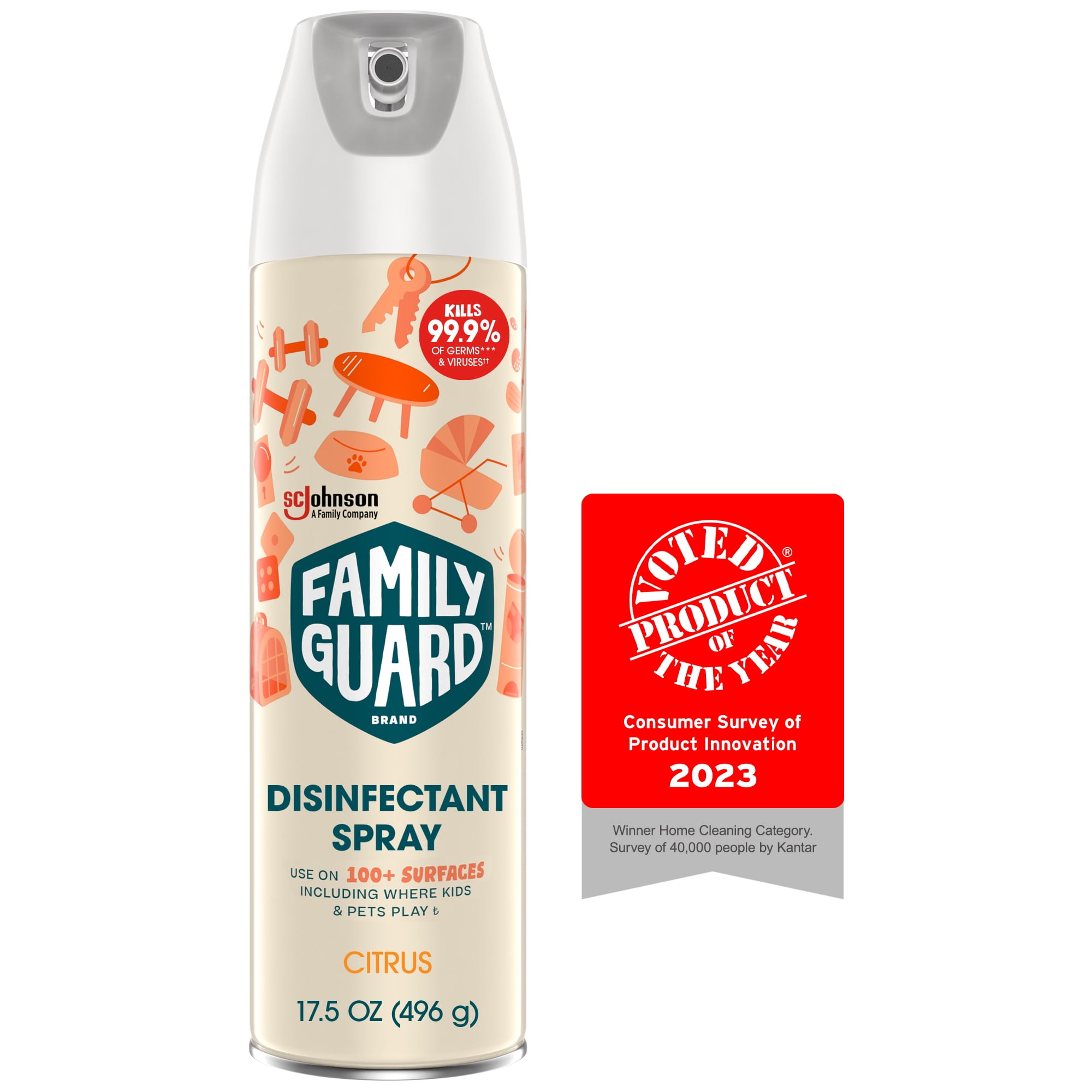 Family Guard Brand Disinfectant Spray, Virus Killing, Deodorizer ...