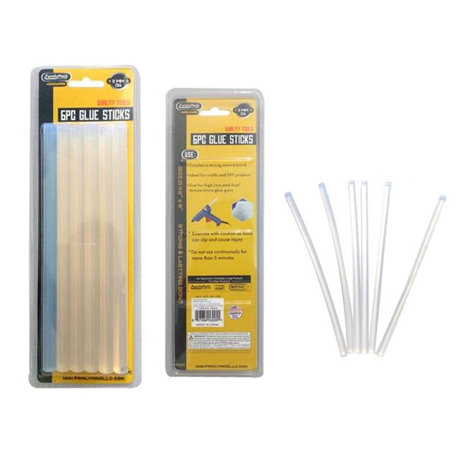 FamilyMaid 1.1 x 8 in. & 4.4 x 10.5 in. Glue Stick, 6 Piece - Pack of ...