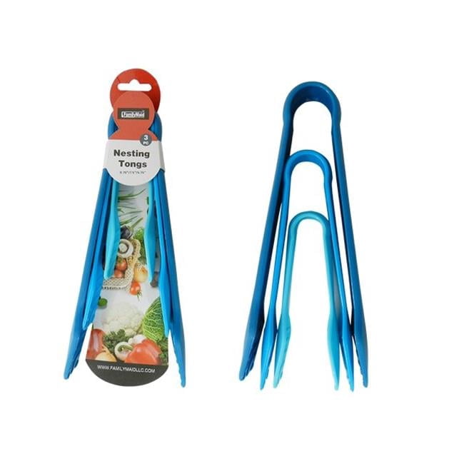 FamilyMaid 13917 Assorted Color Nesting Tongs, 3 Piece - Pack of 96 ...