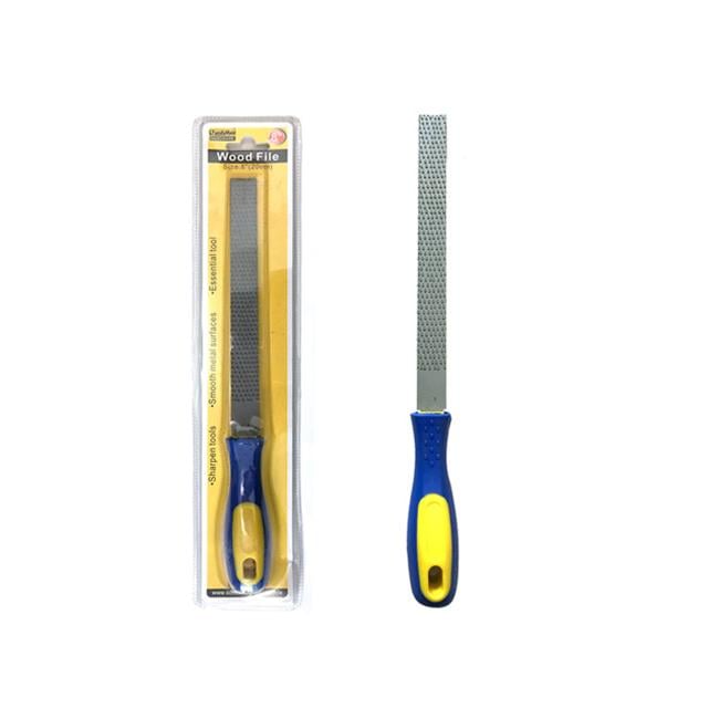 FamilyMaid 16512 8 in. Blue & Yellow Flat Wood File Tool, Pack of 72 ...