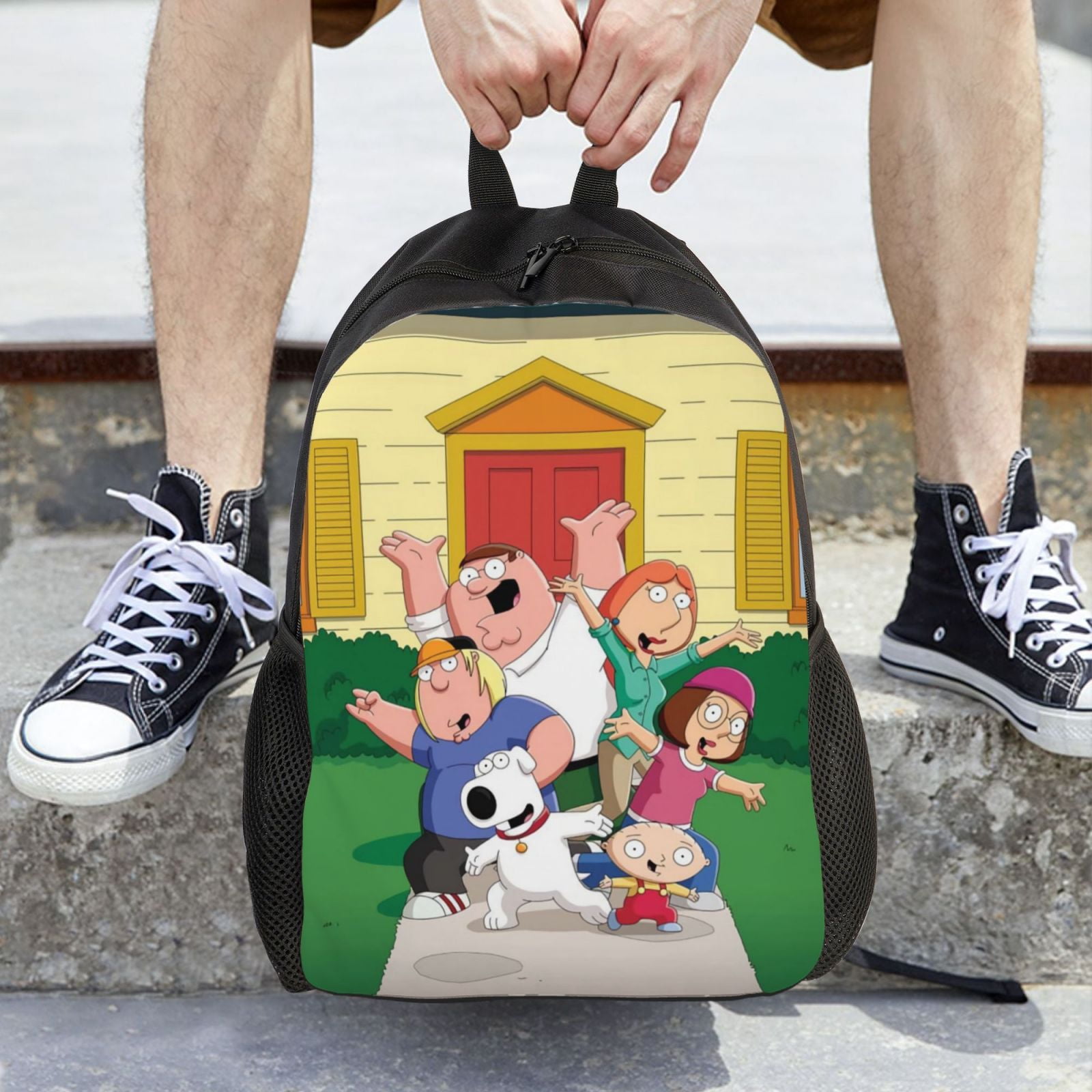 Familyguy Anime Backpack Travel Bag 3d Printing Casual Daypack ...