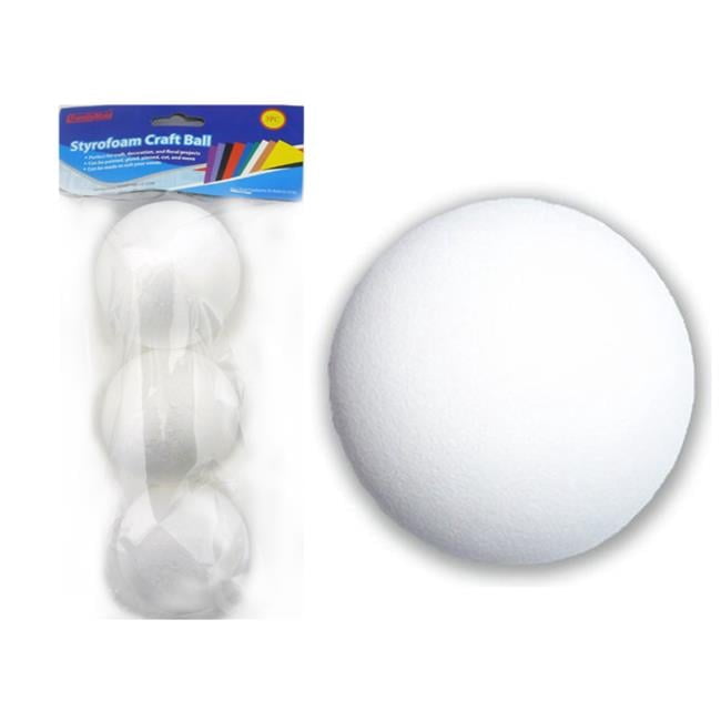 Familymaid 34079 3 in. Dia. Craft Ball, 3 Piece - Pack of 96 - Walmart.com