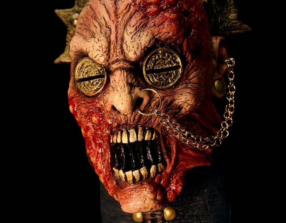 Famine Black Horseman of the Apocalypse - Halloween Adult Latex Mask ...