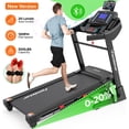 Famistar 4.5HP Folding Treadmill for Home with 15 Levels Auto Incline ...