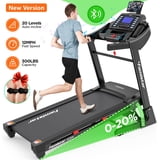 Famistar 4.5HP Folding Treadmill for Home with 15 Levels Auto Incline ...