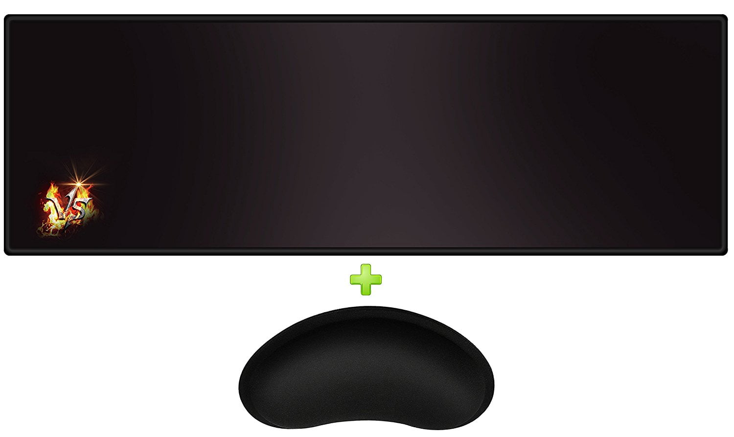 Famistar Extra Large Gaming Keyboard Mouse Pad with Memory Foam Wrist ...