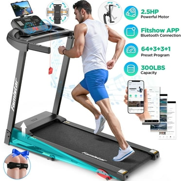 Goplus 2.25HP Foldable Treadmill Walking & Running Machine with LED ...