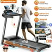 Goplus Personal Heavy Gym 1100W Stow Away Folding Treadmill with ...