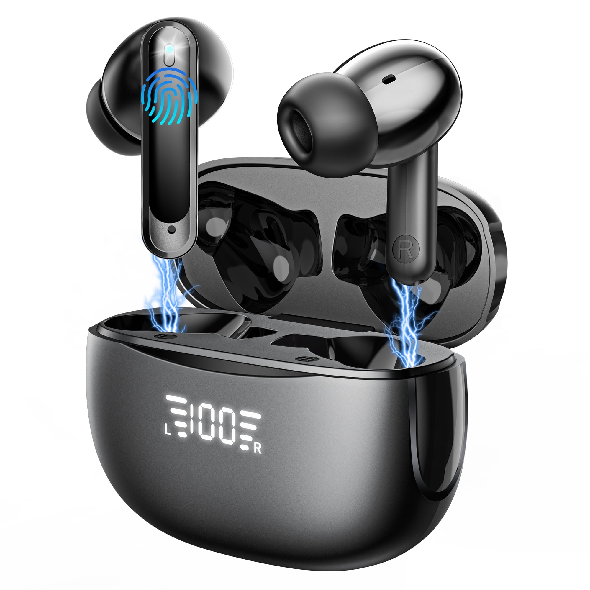 Famistar Wireless Earbuds Bluetooth Headphones, Noise Cancelling IPX5 ...