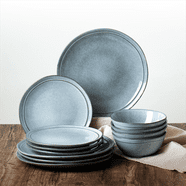 Yellowstone 12-Piece Ceramic Dinnerware Set, John Collection - Walmart.com