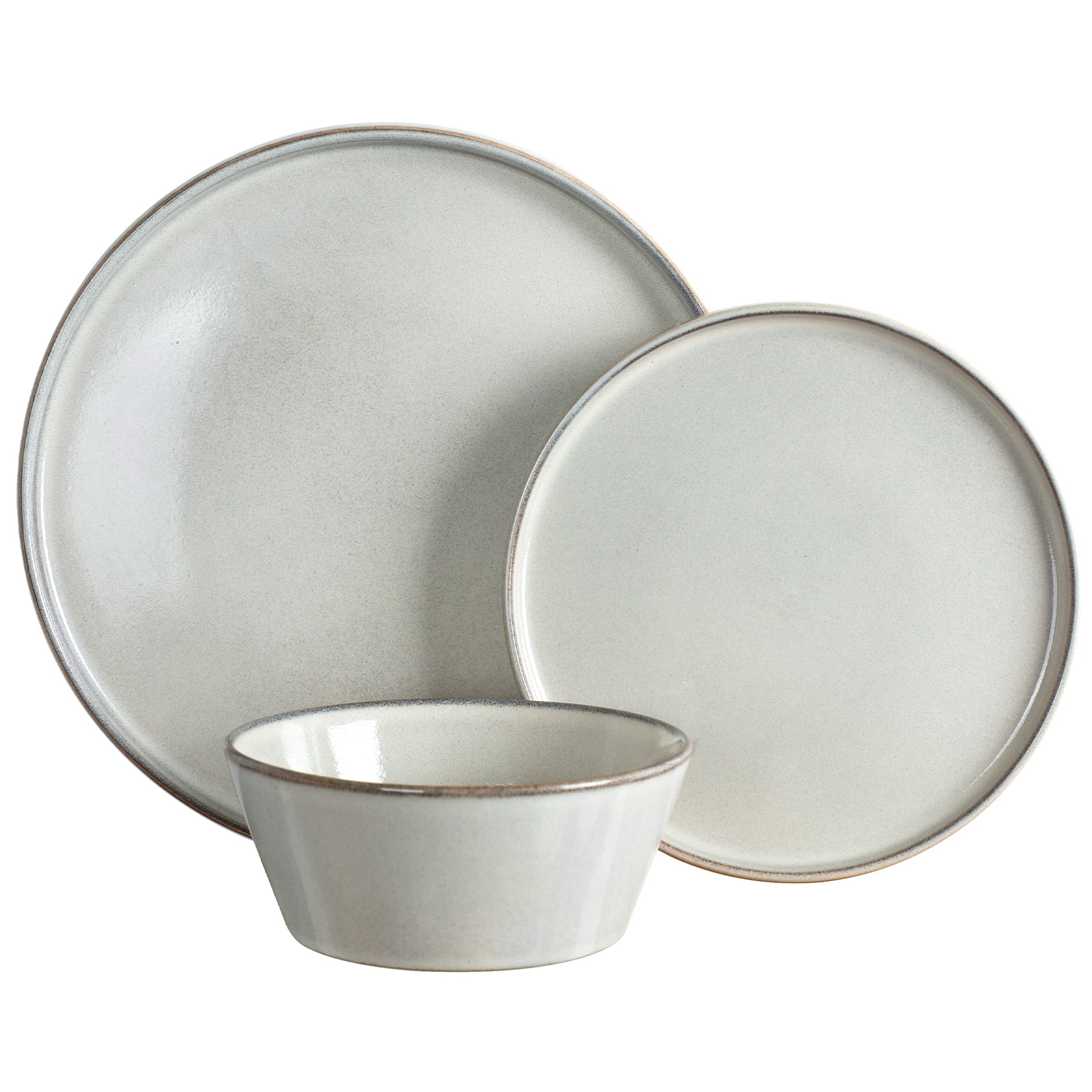 Famiware Dinnerware Dining Kitchen Set, Annecy Plates and Bowls for 4 ...