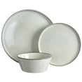 Famiware Annecy Plates and Bowls Sets, Dinnerware Set for 4, 12 Pieces ...