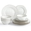 American Atelier Bianca Cream 16-Piece Dinnerware Set - Walmart.com
