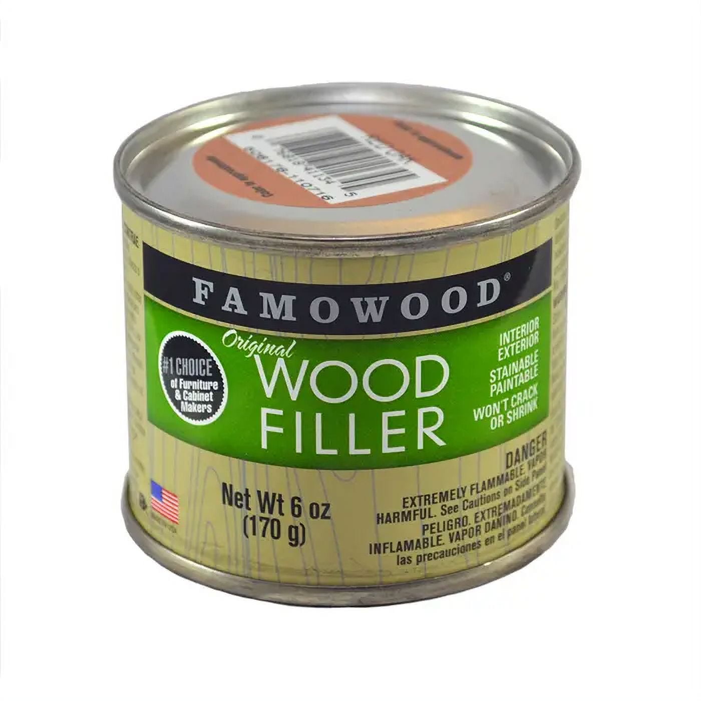 6 oz Eclectic Products 36141134 Red Oak Famowood Solvent Based Original ...