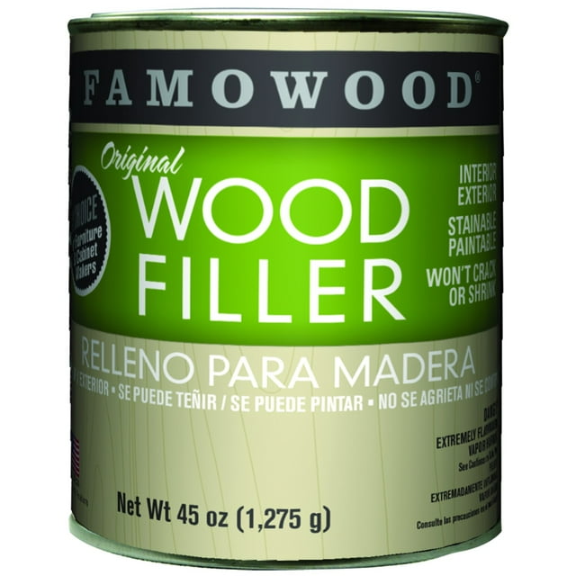 FamoWood Original Wood Filler - Pint, Maple 23 oz - Walmart.com
