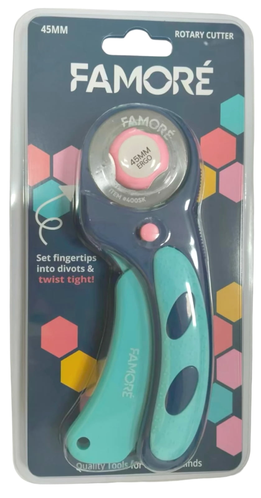Famore 45mm Ergonomic Rotary Cutter FAM-45RCTH - Walmart.com