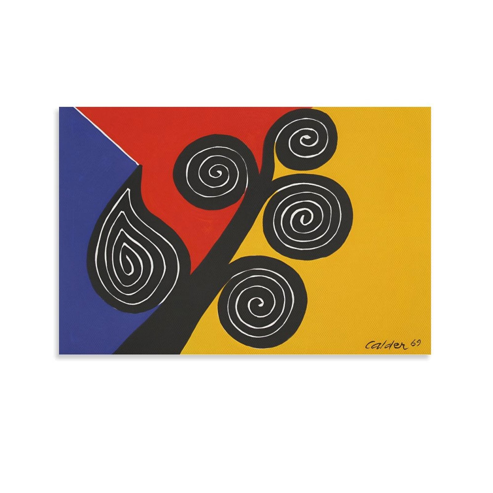 Famous Artist Alexander Calder Autumn Chairish Art Poster Painting On ...