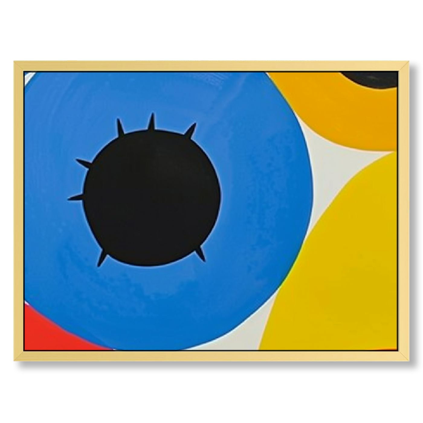 Famous Artist Alexander Calder, BLUE, WHITE & RED TARGET Art Poster ...