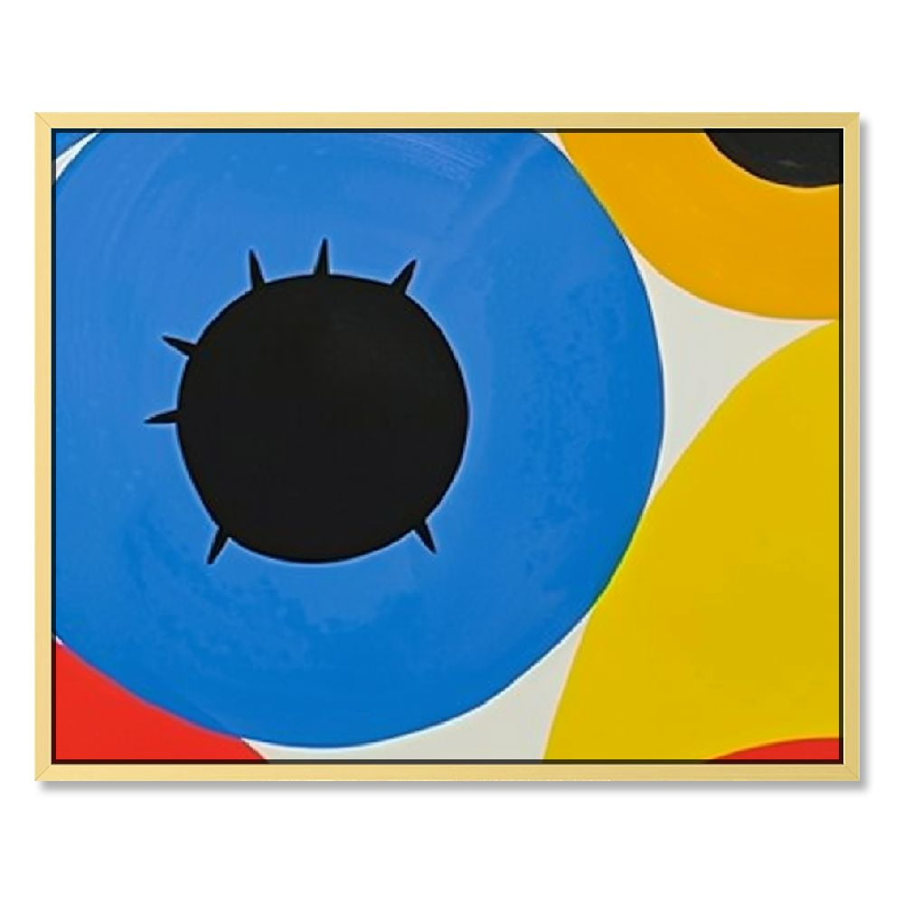 Famous Artist Alexander Calder, BLUE, WHITE & RED TARGET Art Poster ...