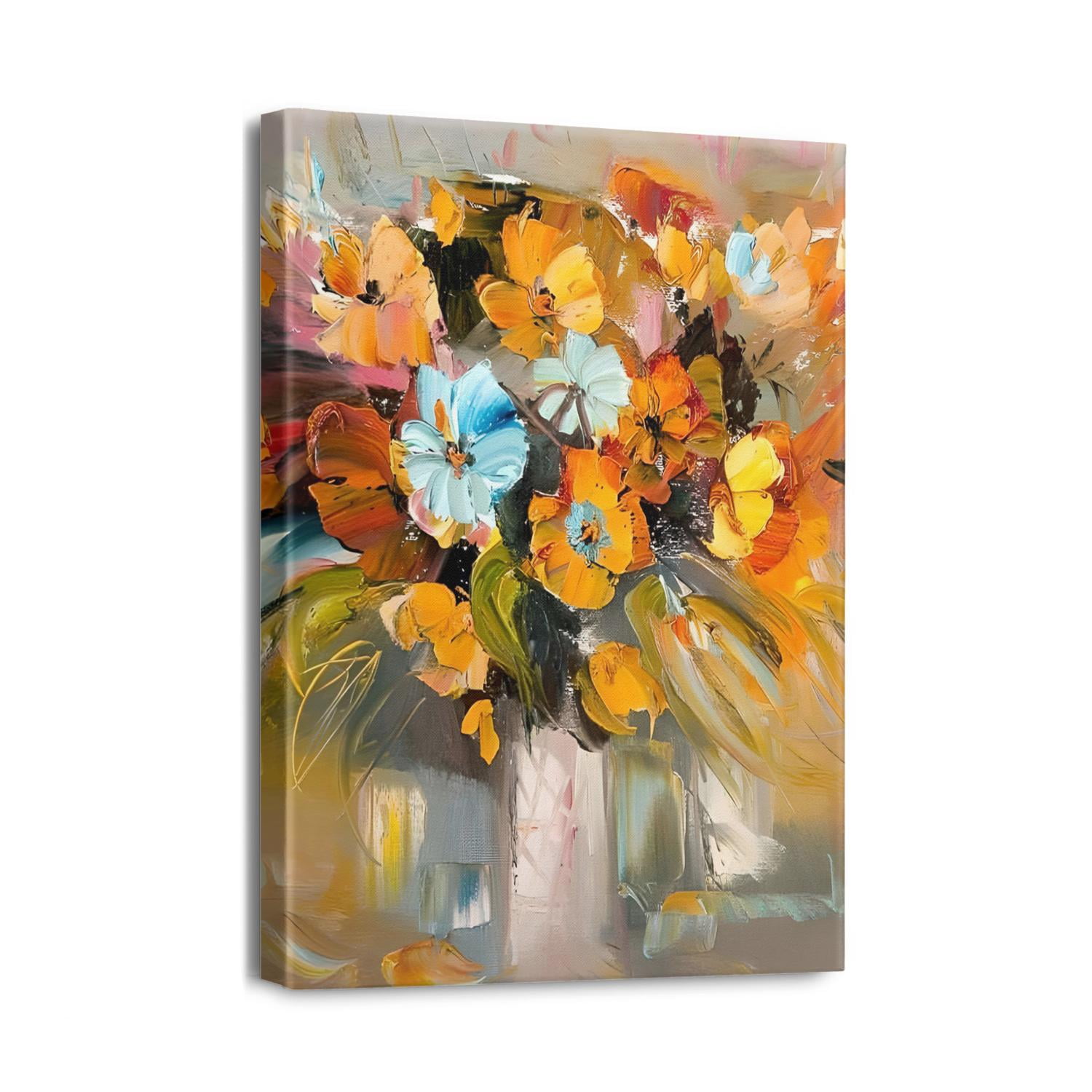 Famous Artist's Plant and Flower Artwork, Home Office Decorative Wall ...