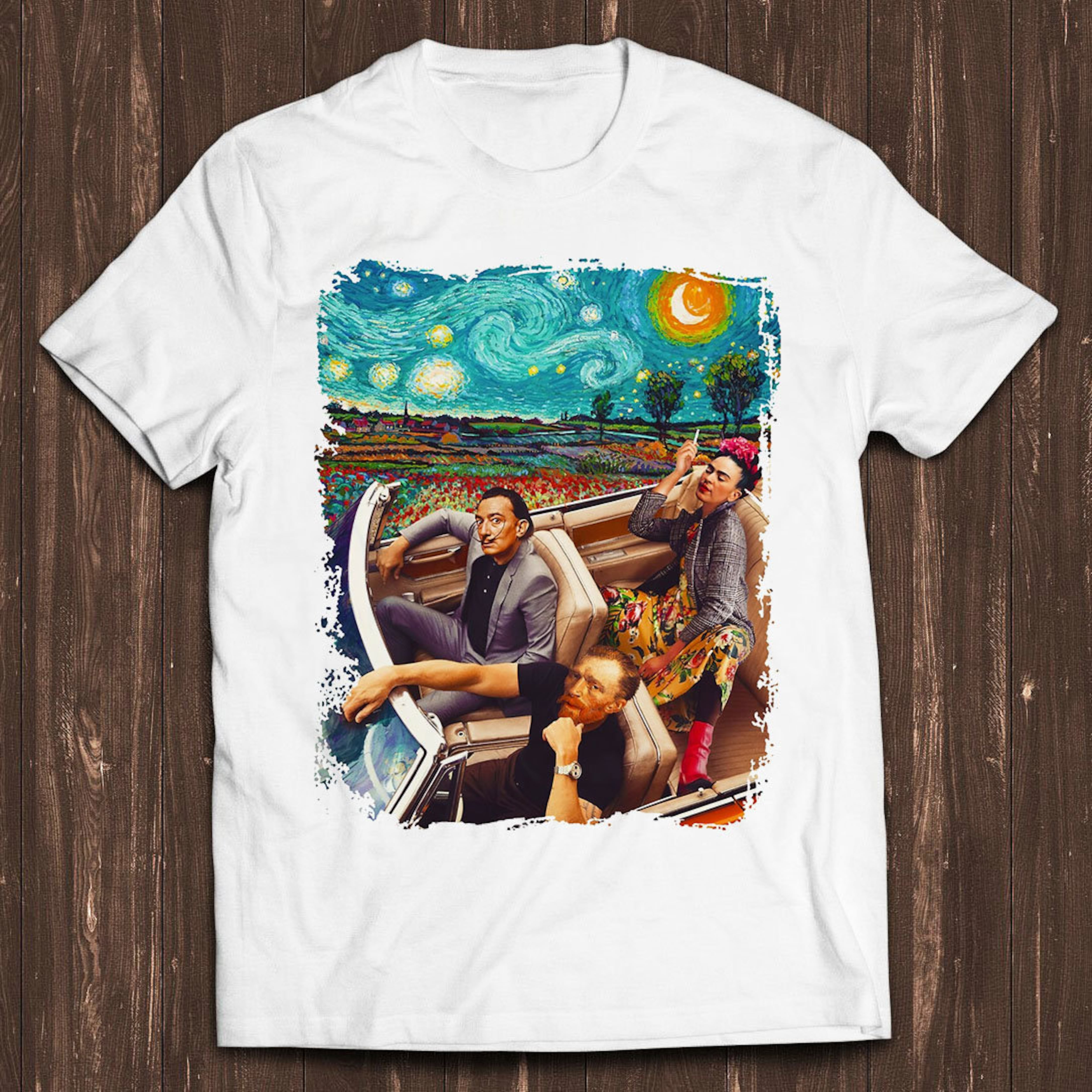 Famous Artists Vincent Van Gogh Frida Kahlo Salvador Dali Banksy Meme ...