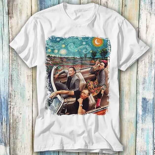 Famous Artists Vincent Van Gogh Salvador Dali Banky T Shirt Meme Top ...
