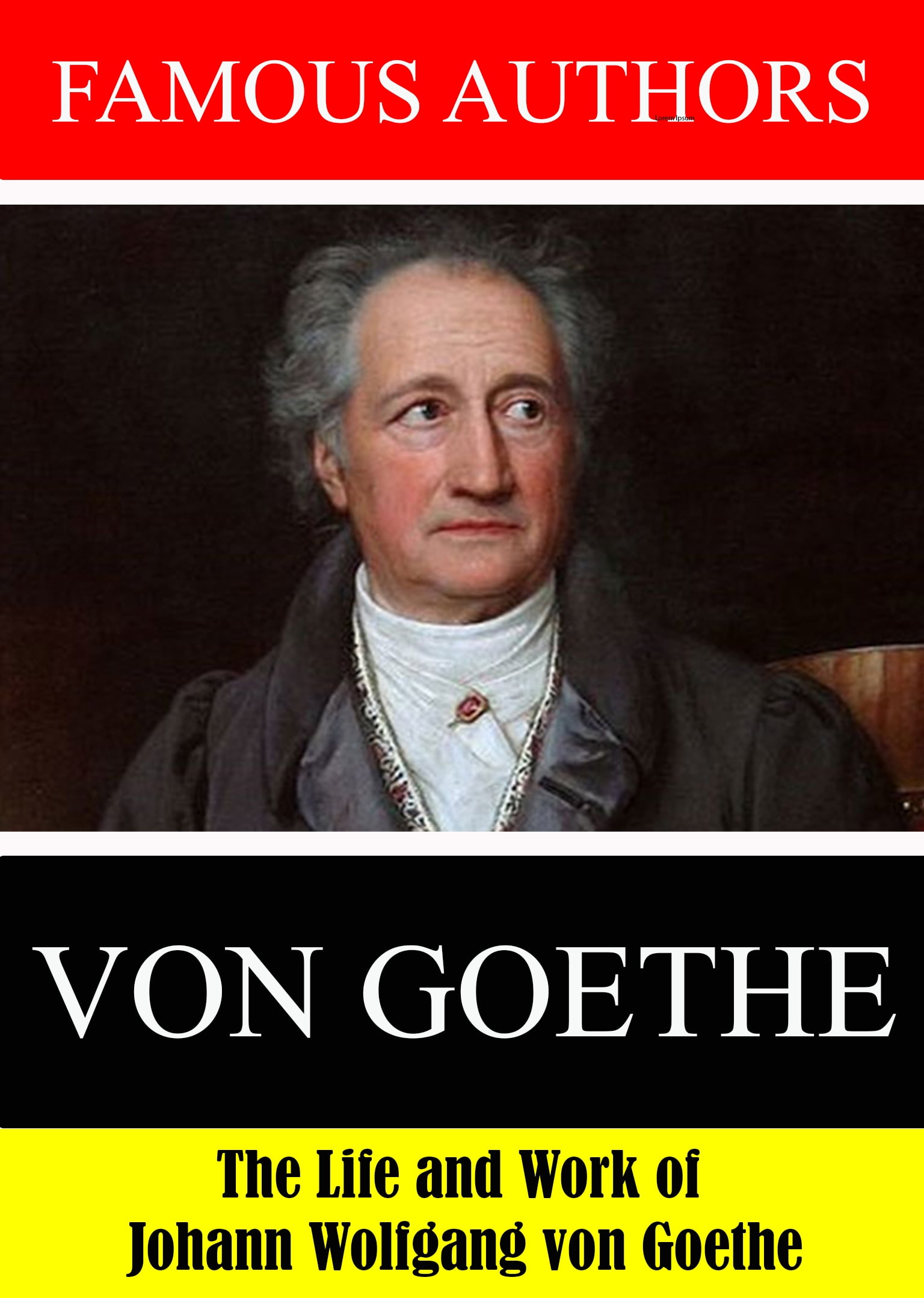 Famous Authors: The Life and Work of Johann Wolfgang von Goethe ...