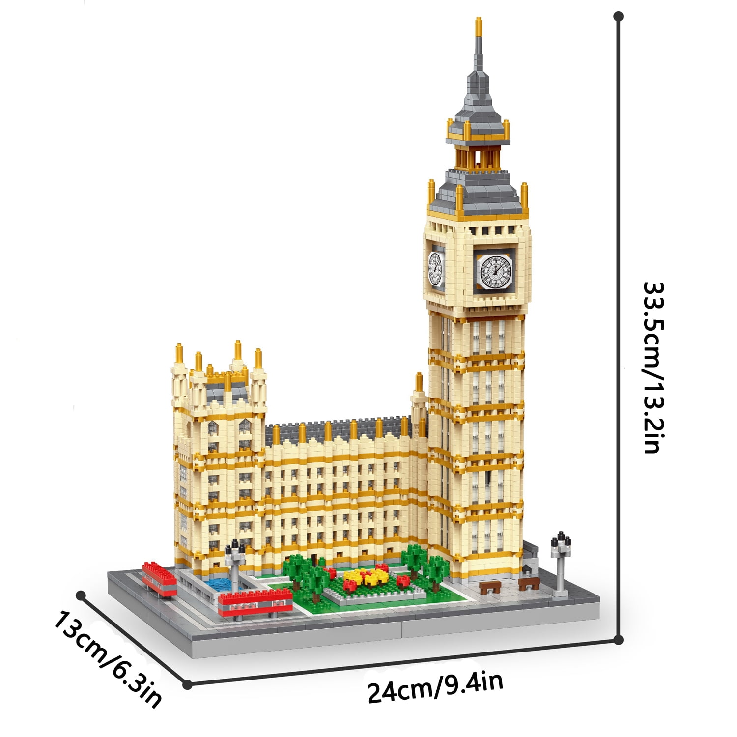 Famous Big Ben Micro Mini Building Blocks Crafted Replica, Leisure and ...