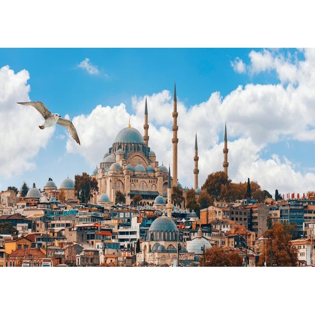 Famous Big City Backdrop Futuristic Landscape Skyline Photography ...