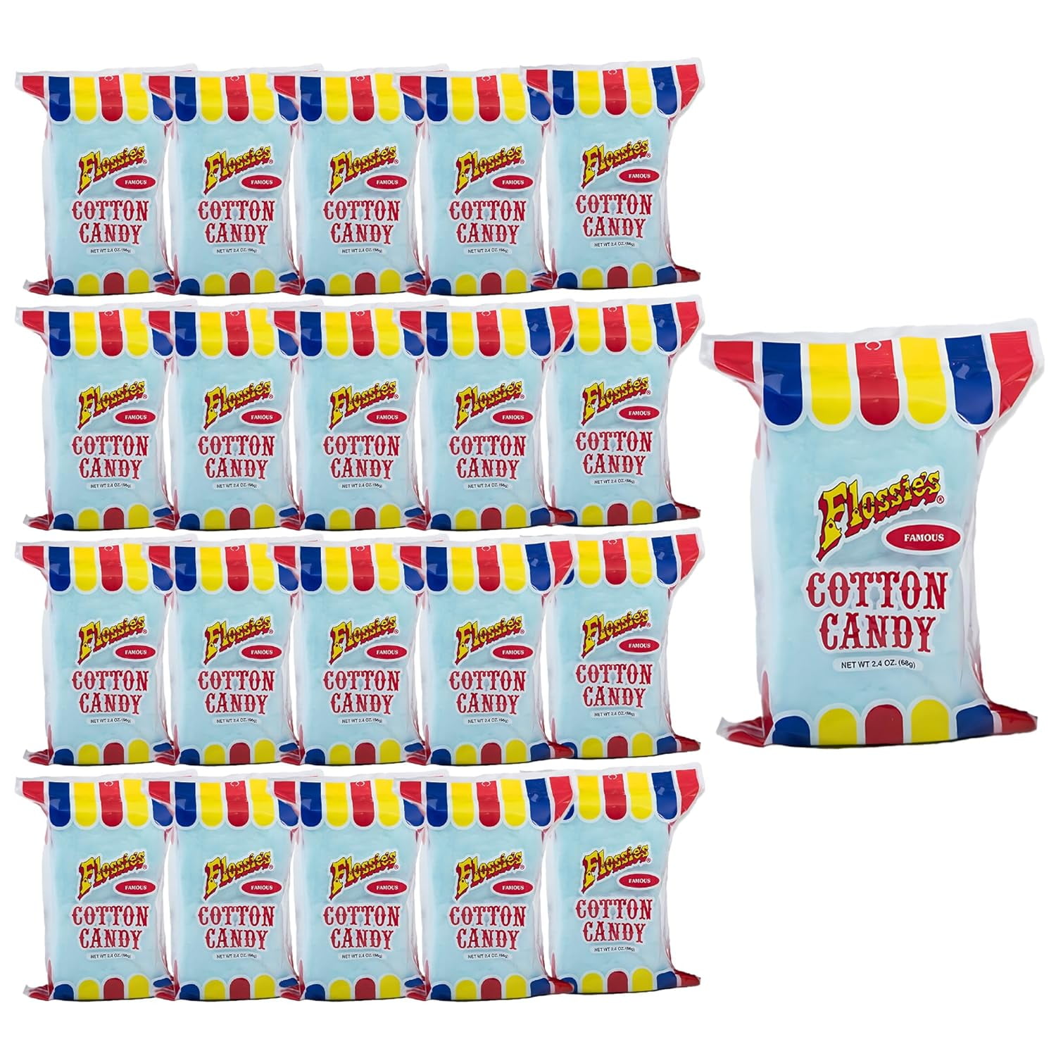 Famous Blue-Blueberry Cotton Candy, Flavorful, Light and Fluffy Cotton ...