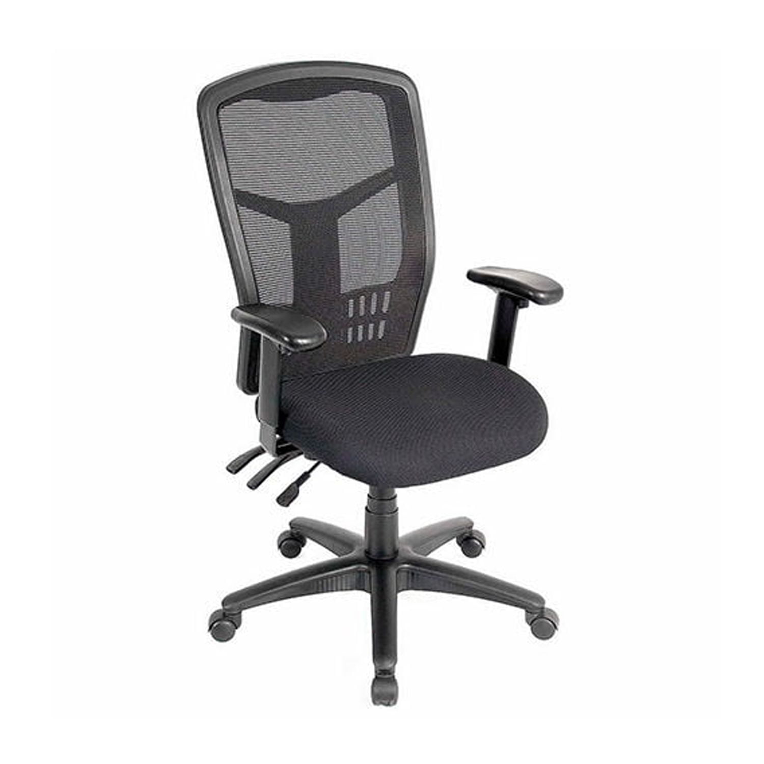 Interion Mesh Office Chair with High Back & Adjustable Arms Fabric ...