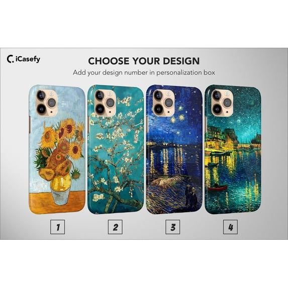 Famous Brushstroke Art Case Inspired by Iconic Painting for iPhone 17 ...