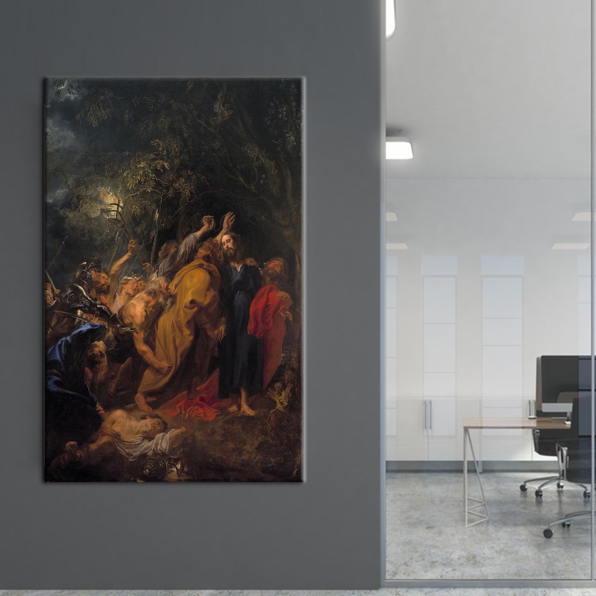 Famous Canvas Art, Oil Painting Print, Classic Canvas, The Betrayal of ...